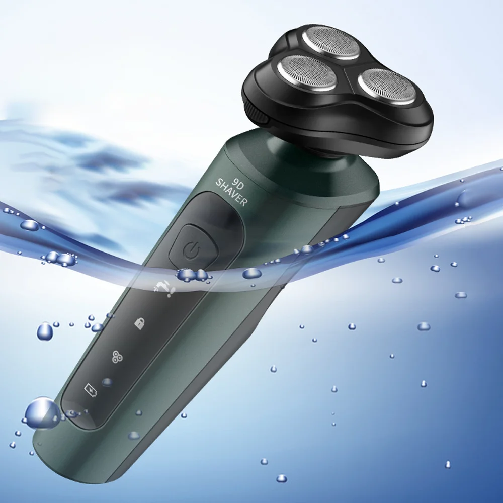 New-9D-Electric-Shaver-USB-Car-mounted-High-power-Full-body-Wash-Beard ...