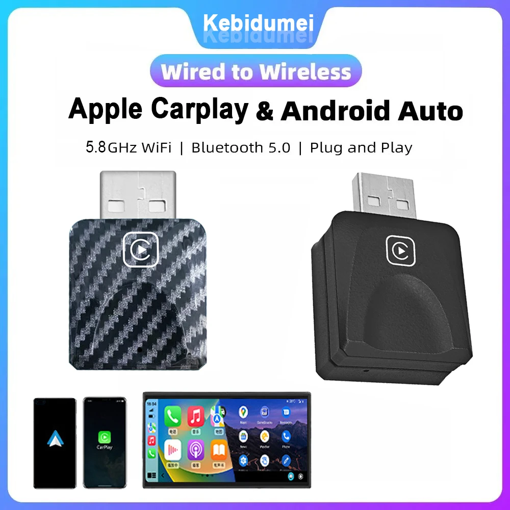 Mini-Apple-CarPlay-Wireless-Adapter-Car-Play-Dongle-Bluetooth-WiFi-Fast ...