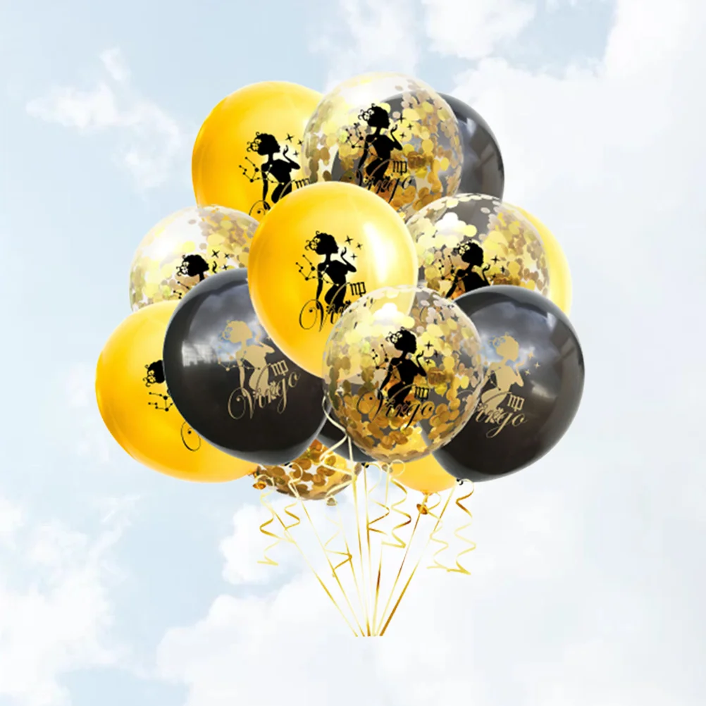 15pcs Party Balloons Decor Wedding Constellation Balloons Birthday ...