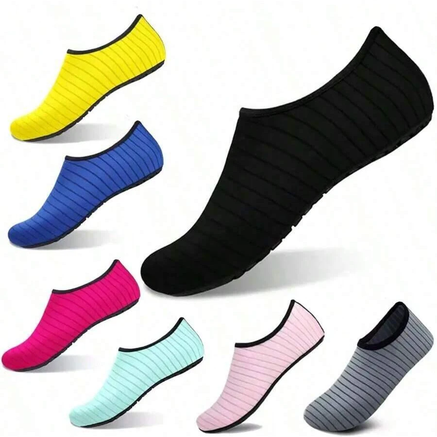 1pair Quick-Dry Beach Socks with Soft Sole for Snorkeling, Swimming ...