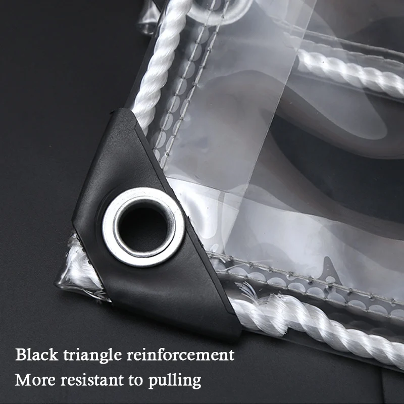 Couleur 1x2m Bâche PVC transparente pour balcon, fenêtre 0.55 ...