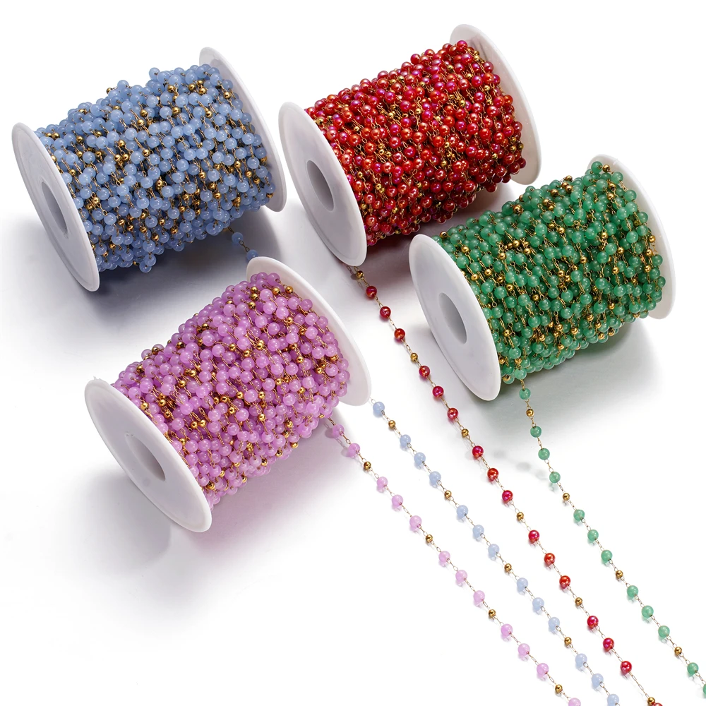 1meter-Stainless-Steel-Glass-Stone-Chains-Gemstone-4-5mm-Beads-for-DIY ...