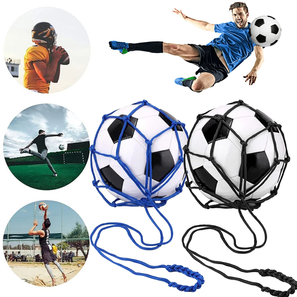 Football Kick Trainer Fits Ball Size 3 4 5 Soccer Return Trainer Net ...