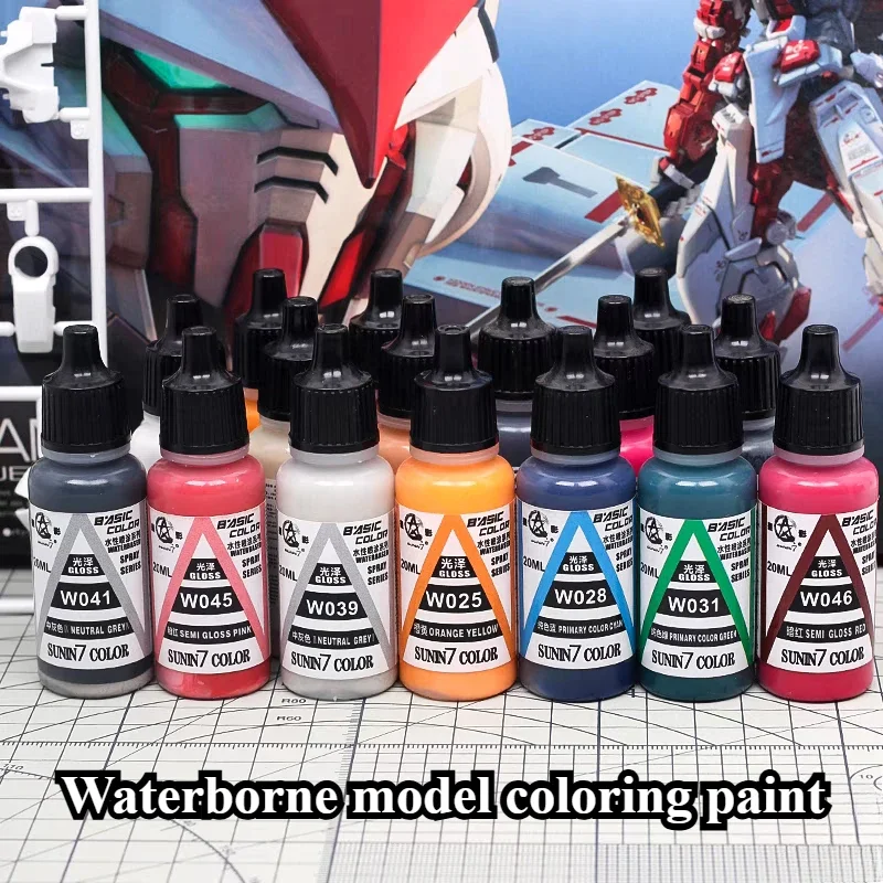 20ml/bottle Model Coloring Water-based Spray Science Fiction Color ...