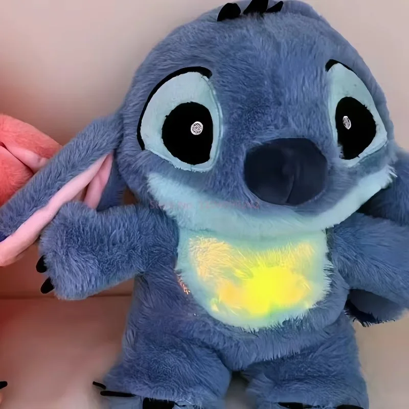 Cute-Disney-Stitch-Baby-Breathing-Bear-Plush-Soothing-Otter-Soothing ...