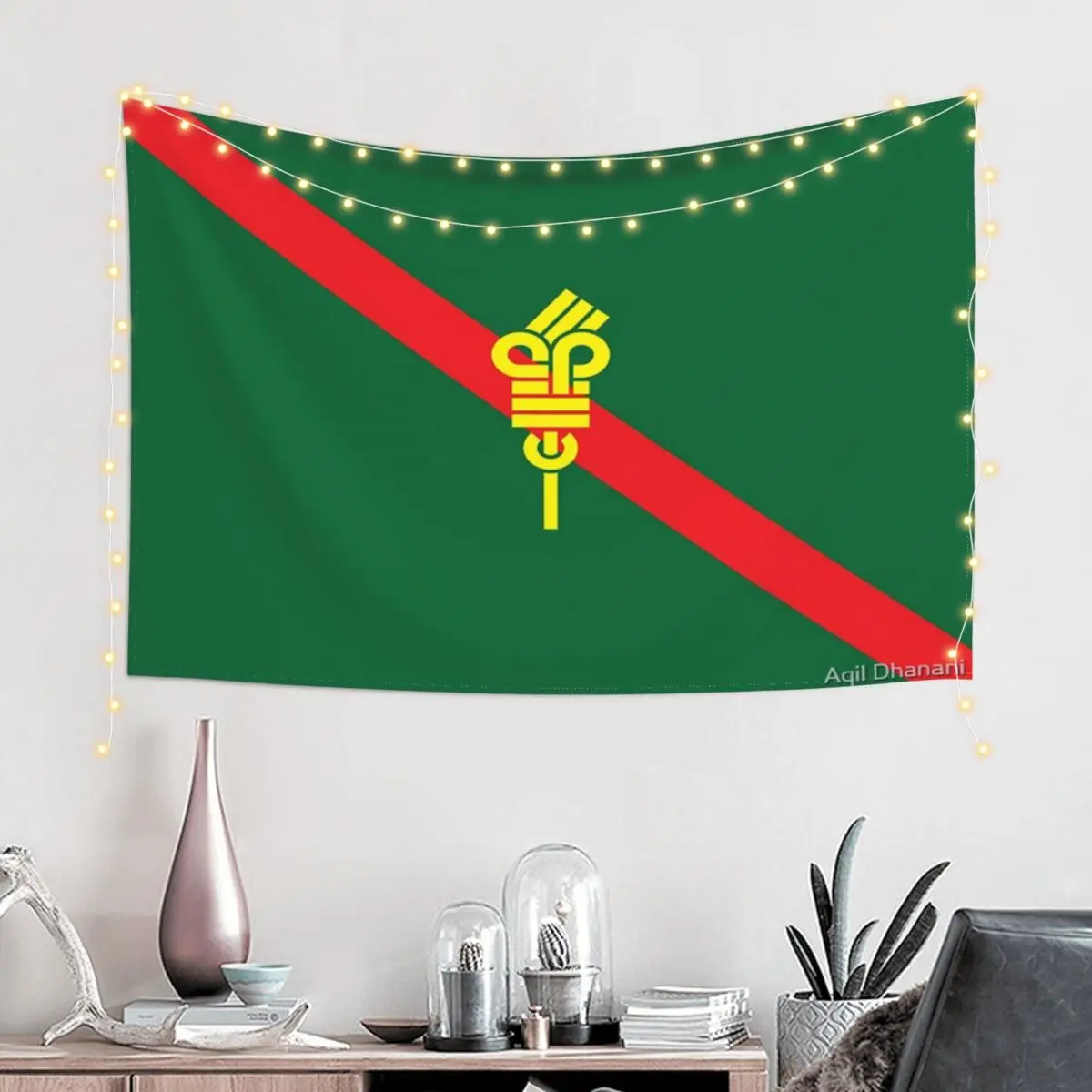 Not The Ismaili Flag No No Wall Decor Tapestry Holiday Etc. Birthday ...