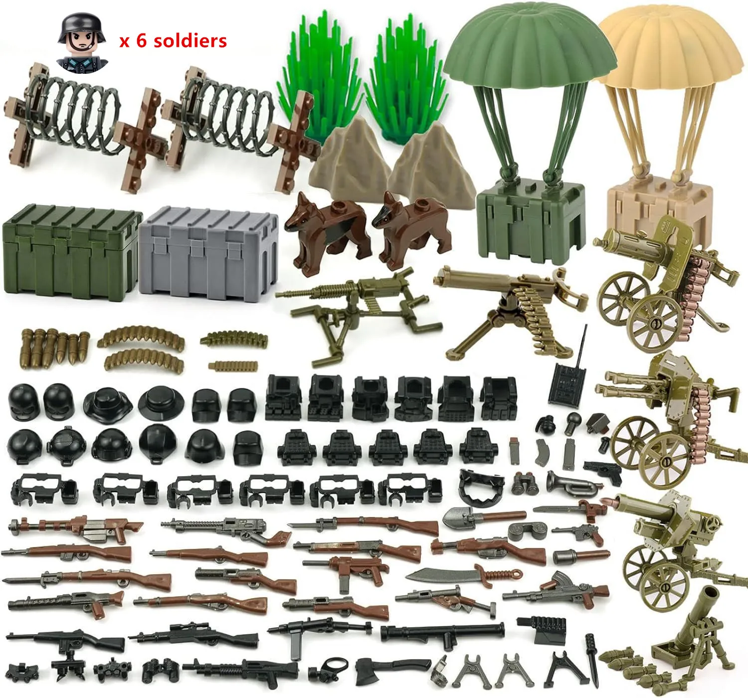 New-WW2-Military-Small-Building-Block-Brick-World-War-2-Mini-US-Soviet ...