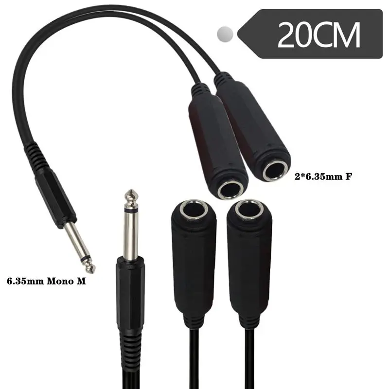 6-35mm-Mono-Male-To-2-6-35SP-Female-Audio-Connection-Cable-TRS-Large-2 ...