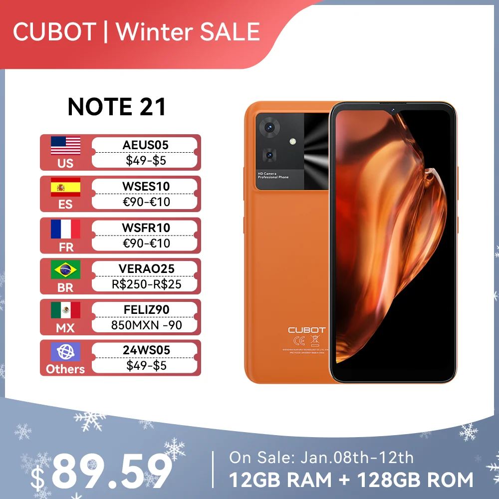 Cubot-Note-21-Smartphone-Android-13-12-GB-RAM-6-GB-6-GB-erweitert-128 ...
