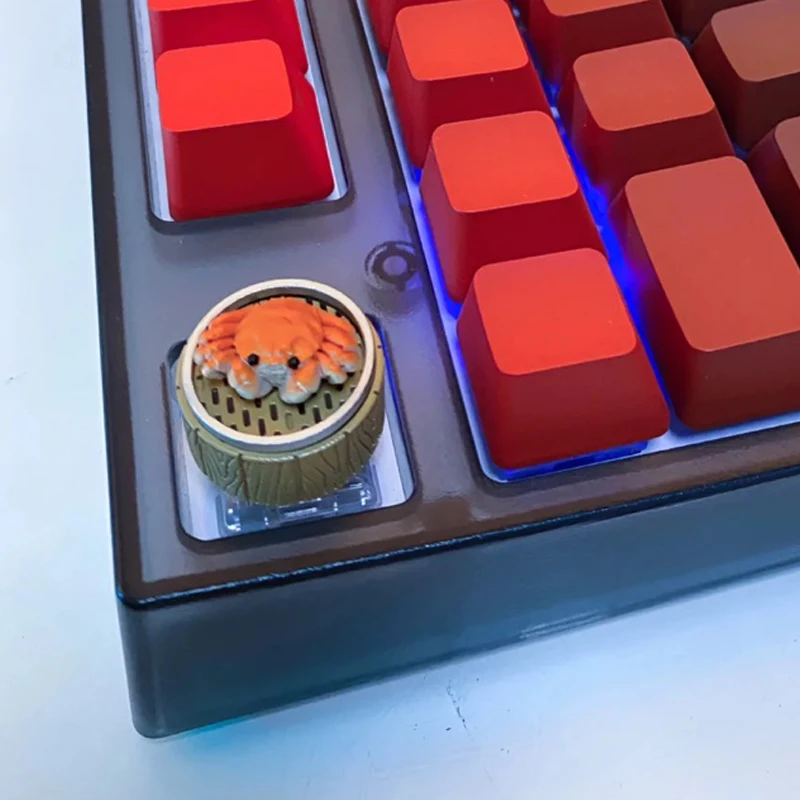 Baozi-Keycap-Creative-Stereo-Custom-Game-Machine-Mechanical-Keyboard ...