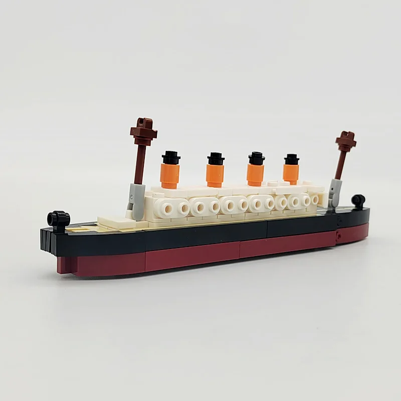 MOC-Mini-Titanic-Model-Building-Blocks-para-Crian-as-Navio-Navio-Naufr ...