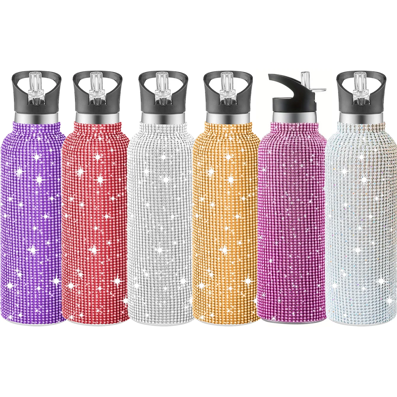350-500-750ML-Diamond-Tumble-Insulated-Cup-Sport-Vacuum-Flask-Stainless ...