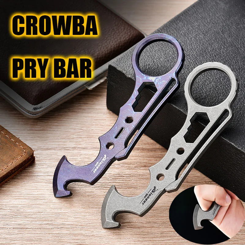New-110mm-Titanium-Alloy-Crowbar-Screwdriver-Hex-Wrench-Bottle-Opener ...