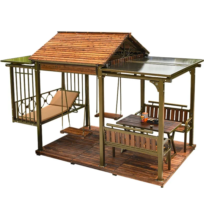 ZUOAN-new-design-outdoor-garden-patio-wooden-gazebo-polycarbonate ...