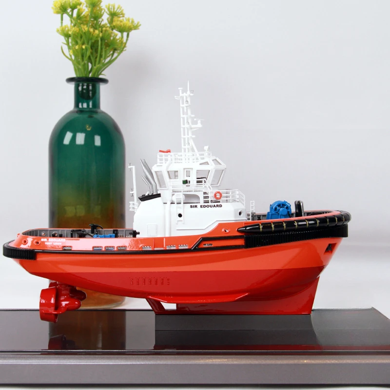 1/150 Tugboat Model Finished Boat Model Gift Exquisite Home Furnishings ...