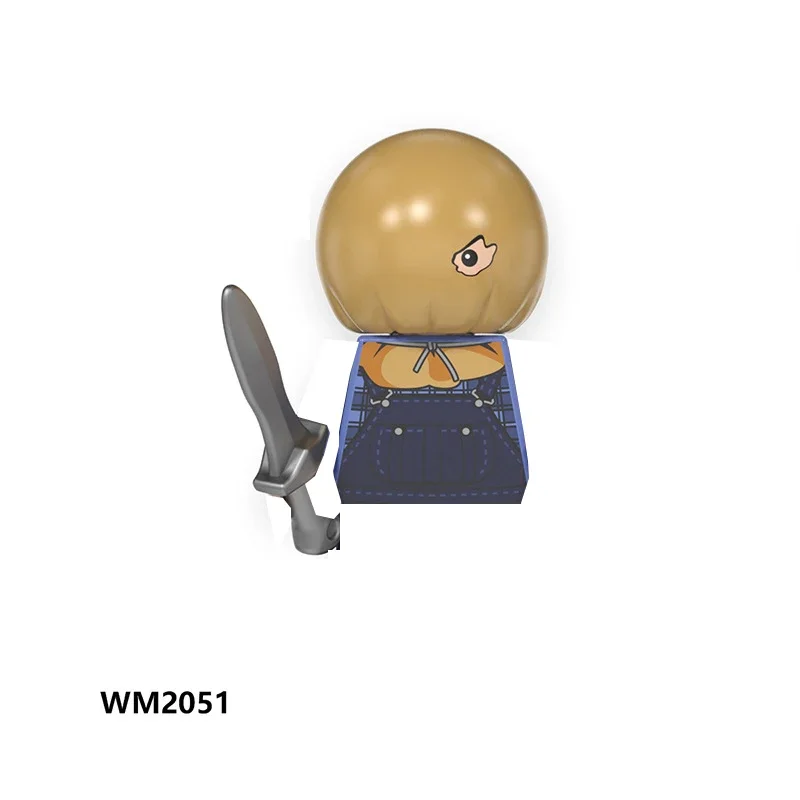 Bloques de construcción de películas de terror de Halloween, figuras de ...