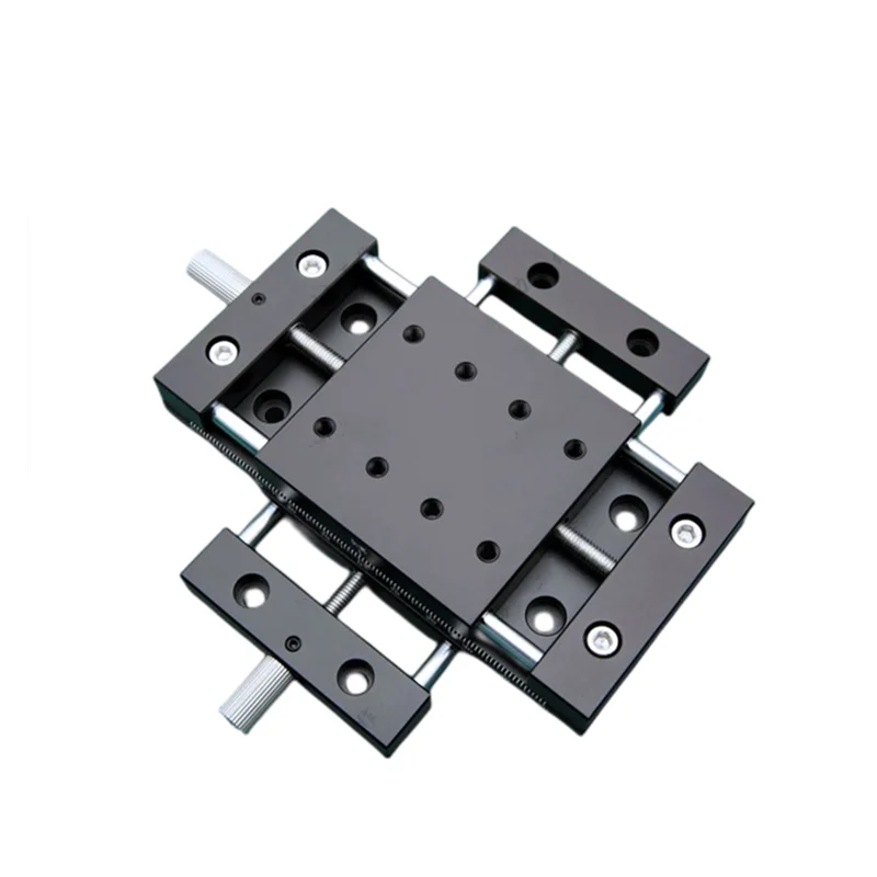 Thin-manual-cross-slide-XY-axis-linear-optical-axis-guide-fine-tuning ...