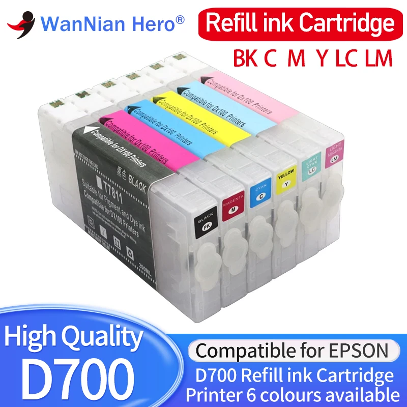 6color-1set-T7821-T7821-T7826-Compatible-Empty-Refillable-ink-cartridge-with-chips-For-EPSON ...