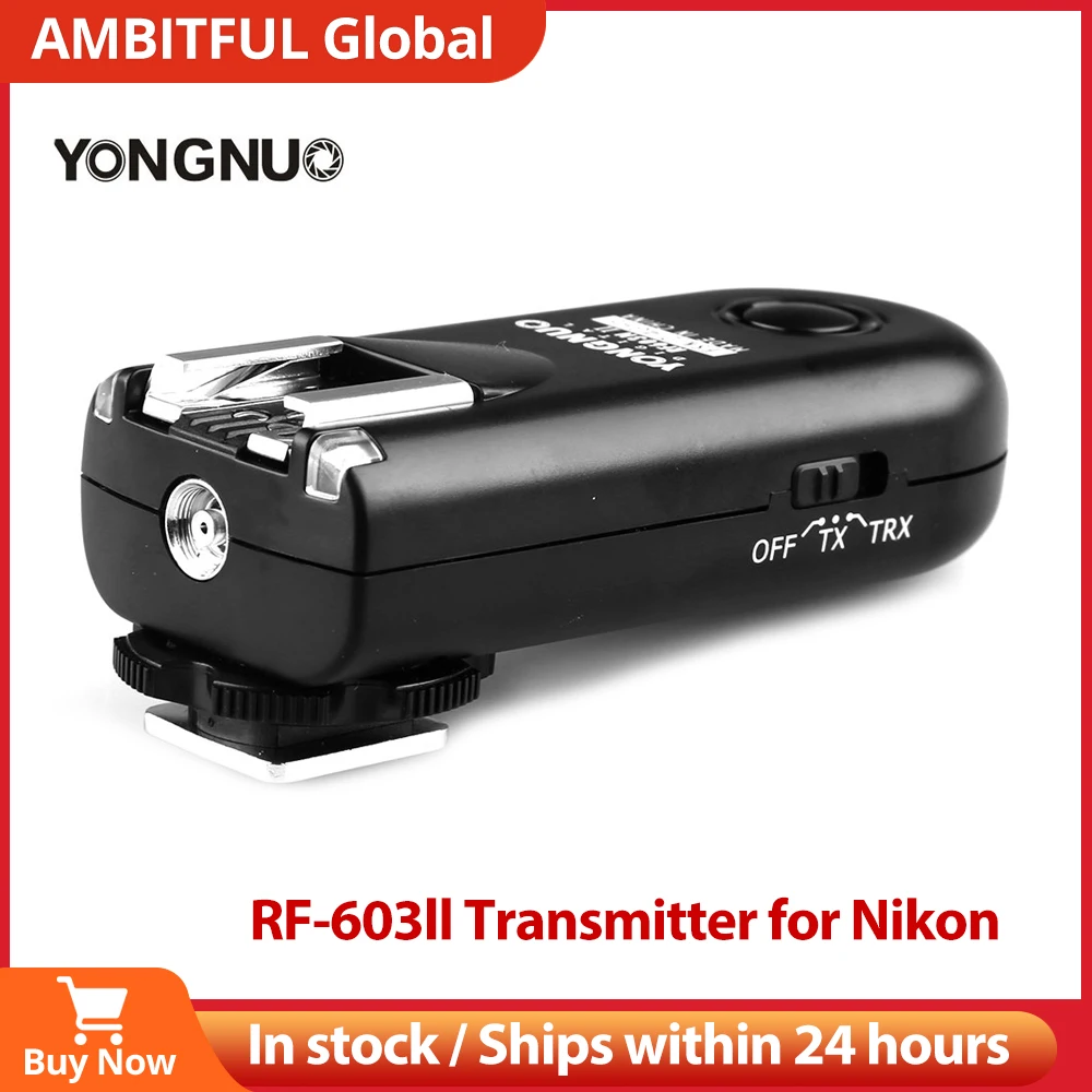 1PCS-YONGNUO-RF-603-II-Flash-Trigger-Single-Transceivers-Set-Shutter ...