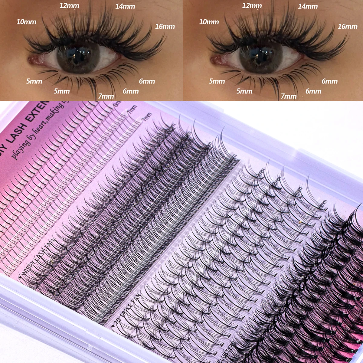 Lash-Clusters-Individual-Cluster-Lash-Extensions-DIY-Multi-type-Mixed ...