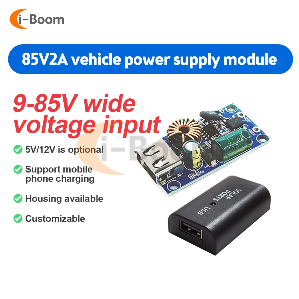 12V 24V 48V 60V 72V DC-DC Step Down Buck Converter 5V 2A USB Charging ...