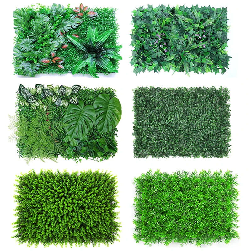 New-40x60CM-Fake-Plant-Artificial-Green-Plant-Wall-Artificial-Lawn ...