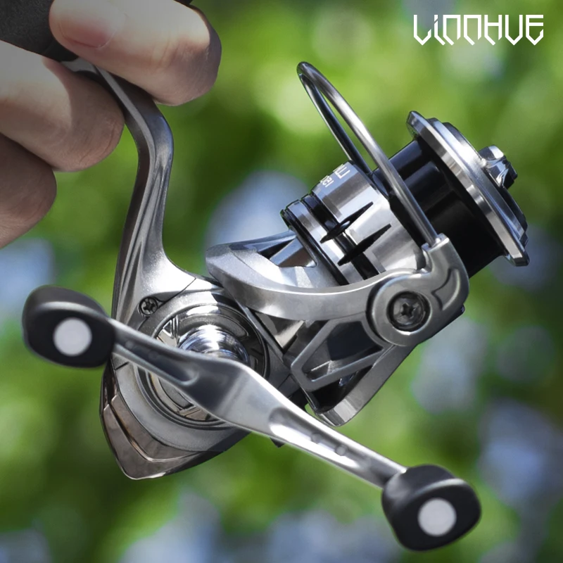 LINNHUE-Reel-Fishing-LX1500S-2500S-Shallow-Spool-Metal-Double-Grip-Spinning-Reel-Fishing ...