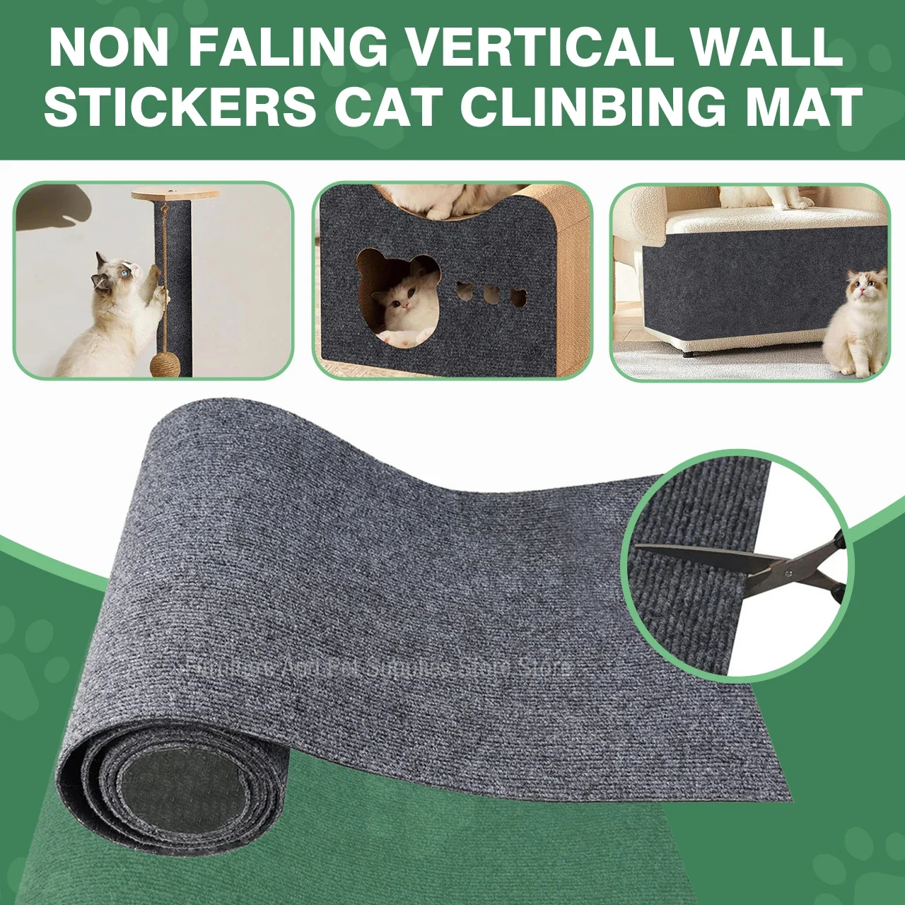 Anti Cat Scratch Sofa Cat Crawling Mat Grinding Climbing Frame Sofa ...