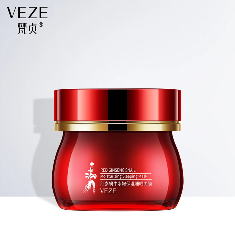 VEZE Ginseng Snail Sleeping Mask Moisturizing Face Sleep Mask ...