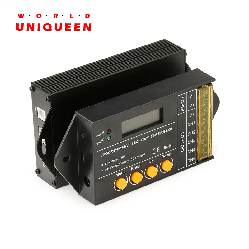 new TC420-SJ mini timer program controller for 5CH LED strip light, 20A ...