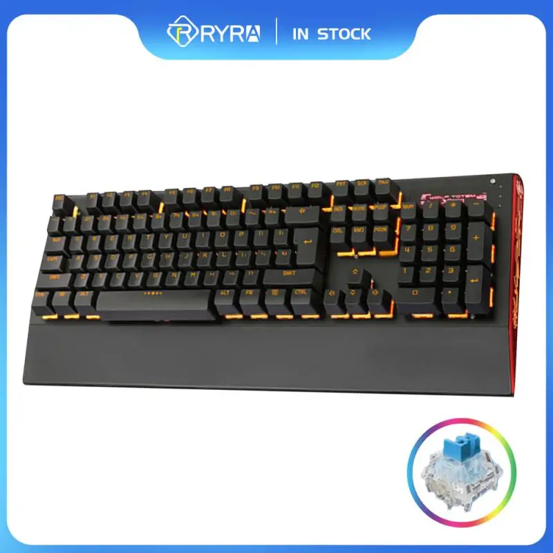 RYRA-RGB-Keyboard-Gaming-Aluminum-Alloy-Kit-Game-Keyboard-104-Key-MY ...