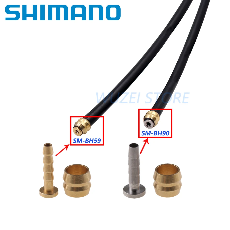 Shimano BH59 BH90 Olive Needle Sleeve Alloy Connector Insert Hydraulic ...