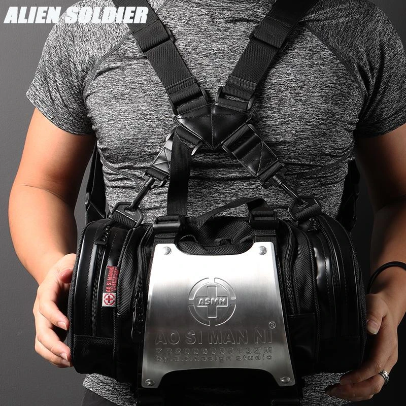 Multifunctional Fashion Aluminum Motorcycle Fanny Pack Popular Tactical ...