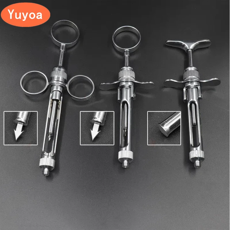 High-Quality-Dental-Aspirating-Injection-Syringe-Flat-Sharp-Screw-Head ...