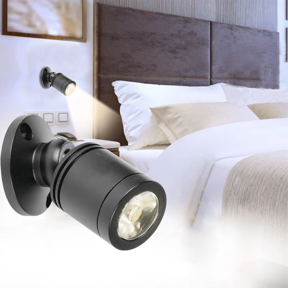 Small-LED-Spotlight-3-W-Mini-LED-Showcase-Surface-DownLight-360-Swivel ...