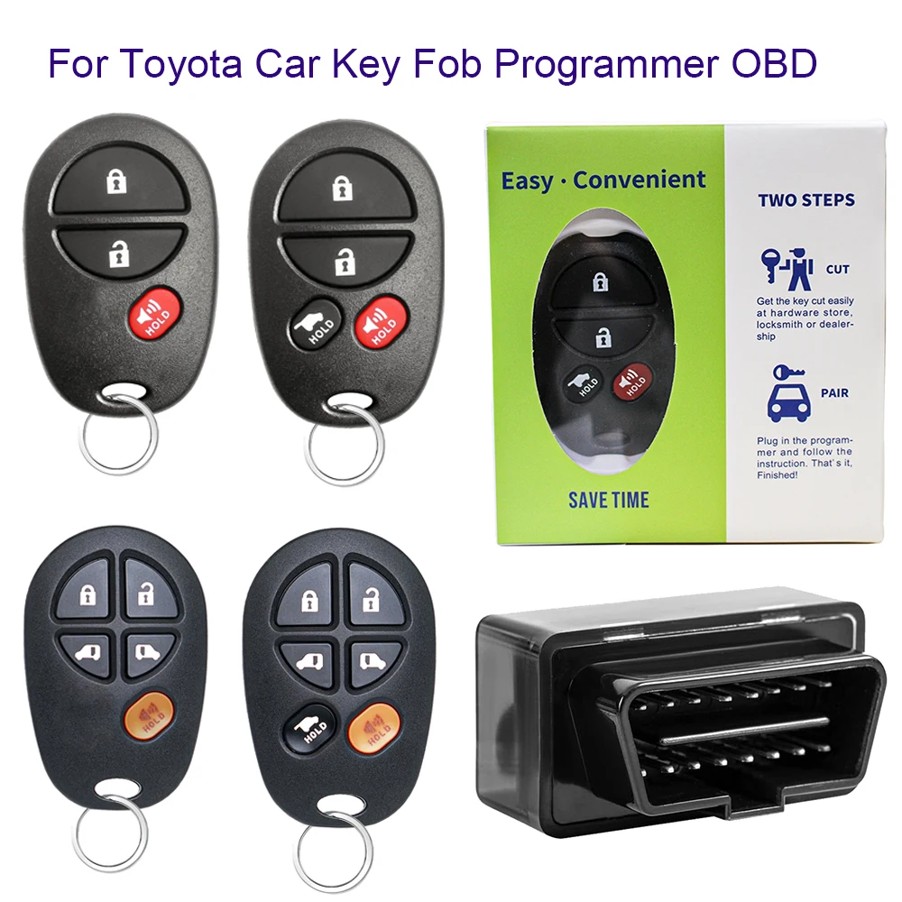 Car-OBD-For-Toyota-Key-Fob-Programmer-Tool-with-Keyless-Entry-Remote ...