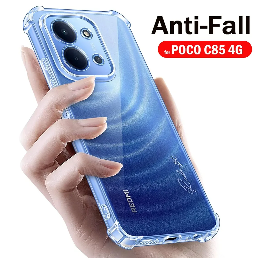 Funda transparente para Xiaomi POCO C85 4G, Funda ultrafina HD ...