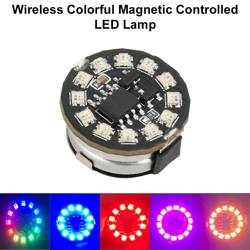 4 Mode Colorful Magnetic Control Lamp Wireless LED Light Magnet ...