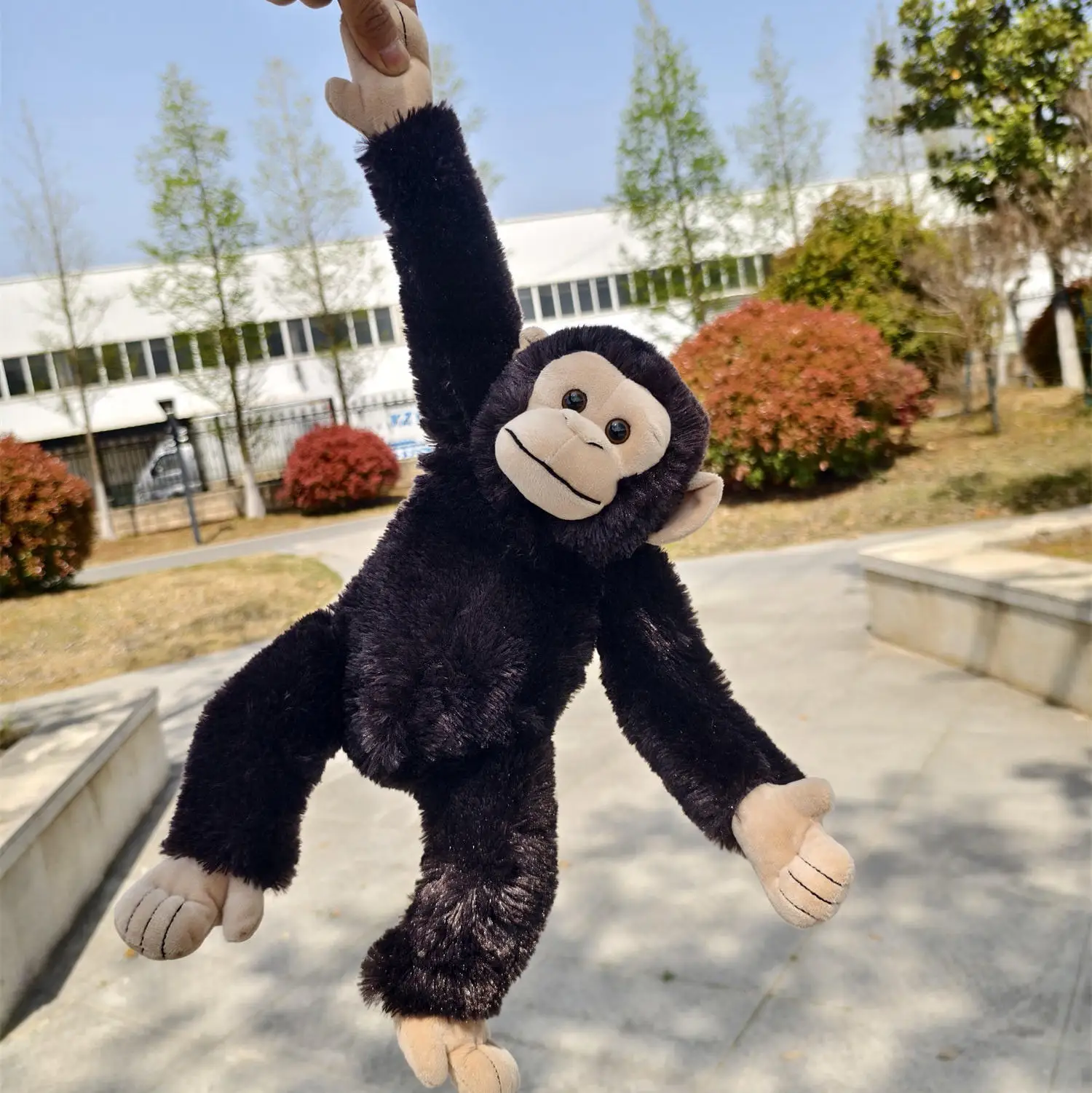 25cm Simulation Chimpanzee Plush Toy Realistic Gorilla Stuffed Animal ...