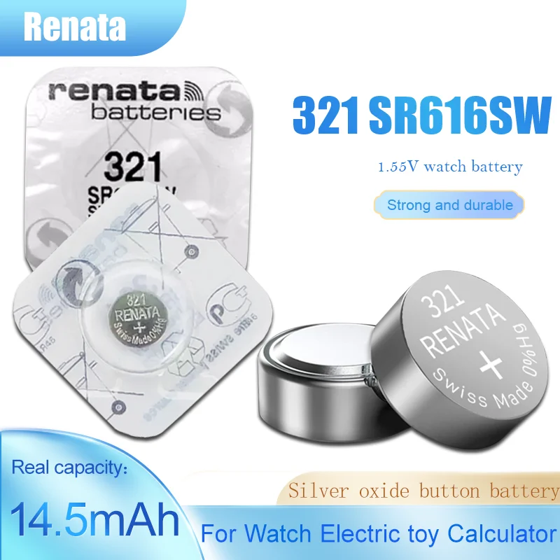 Bateria original do relógio de renata 321 sr616sw para brinquedos da ...