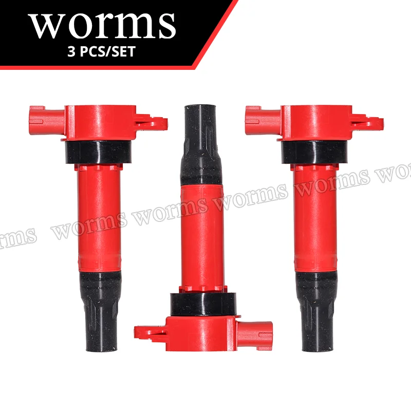 Worms-High-Performance-Ignition-Coil-3PCS-Set-Racing-For-08-15-Smart ...
