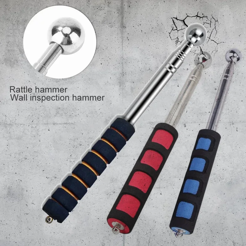 Telescopic-Wall-Check-Hammer-Adjustable-Empty-Drum-Hammer-Walls-Floors ...