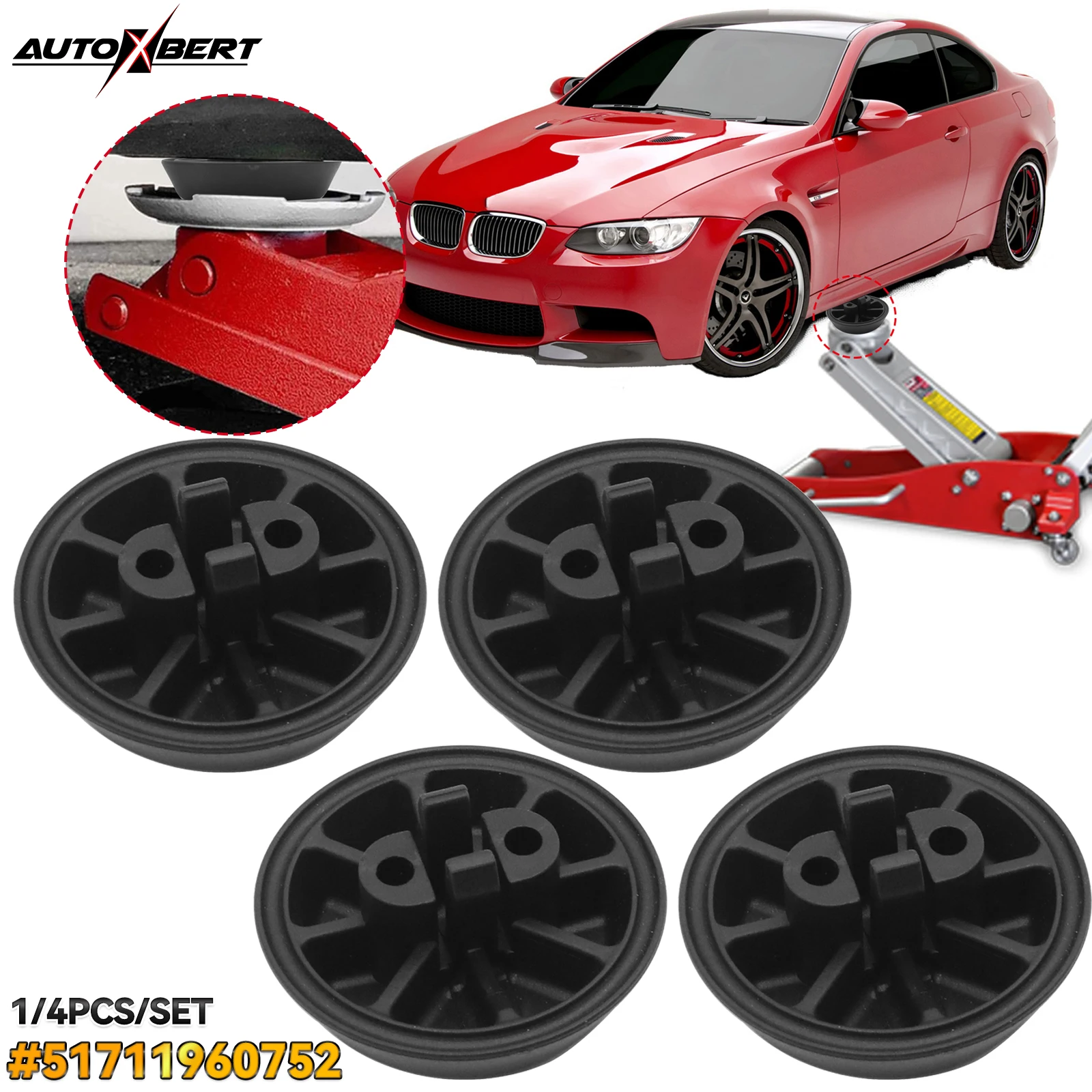 1pc/4pcs Lift Jacking Point Support Plug Plate Block Jack Pad for BMW 3 SERIES E36 318 323 325 ...