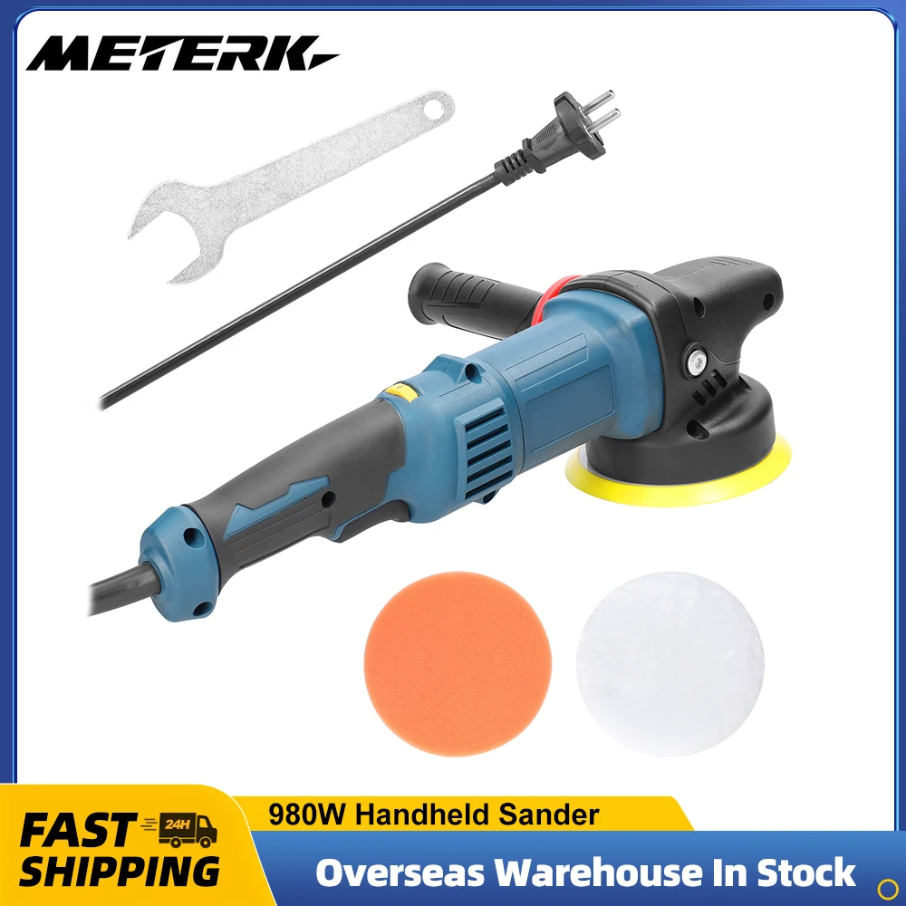 980W-Handheld-Electric-Eccentric-Sander-5-Inch-Car-Polishing-Machine ...