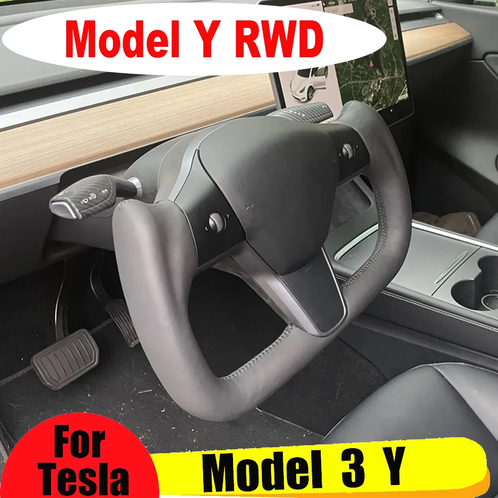 Model-Y-RWD-Yoke-Handle-350mm-Steering-Wheel-For-Tesla-Yoke-Model-Y ...