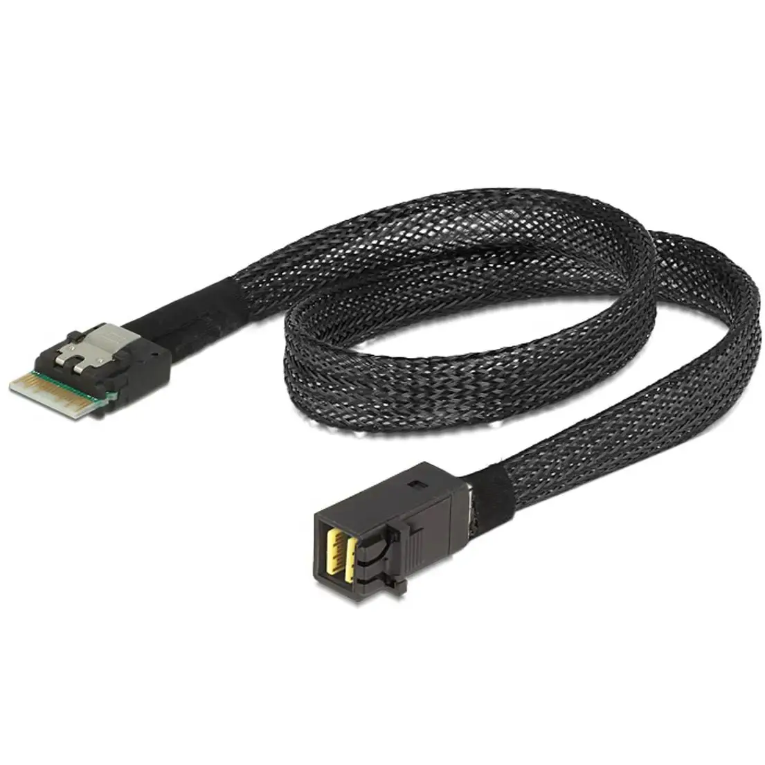 Data Cable Slim Line SAS 4.0 SFF-8654 4i 38pin Host To HD Mini SAS 4i ...