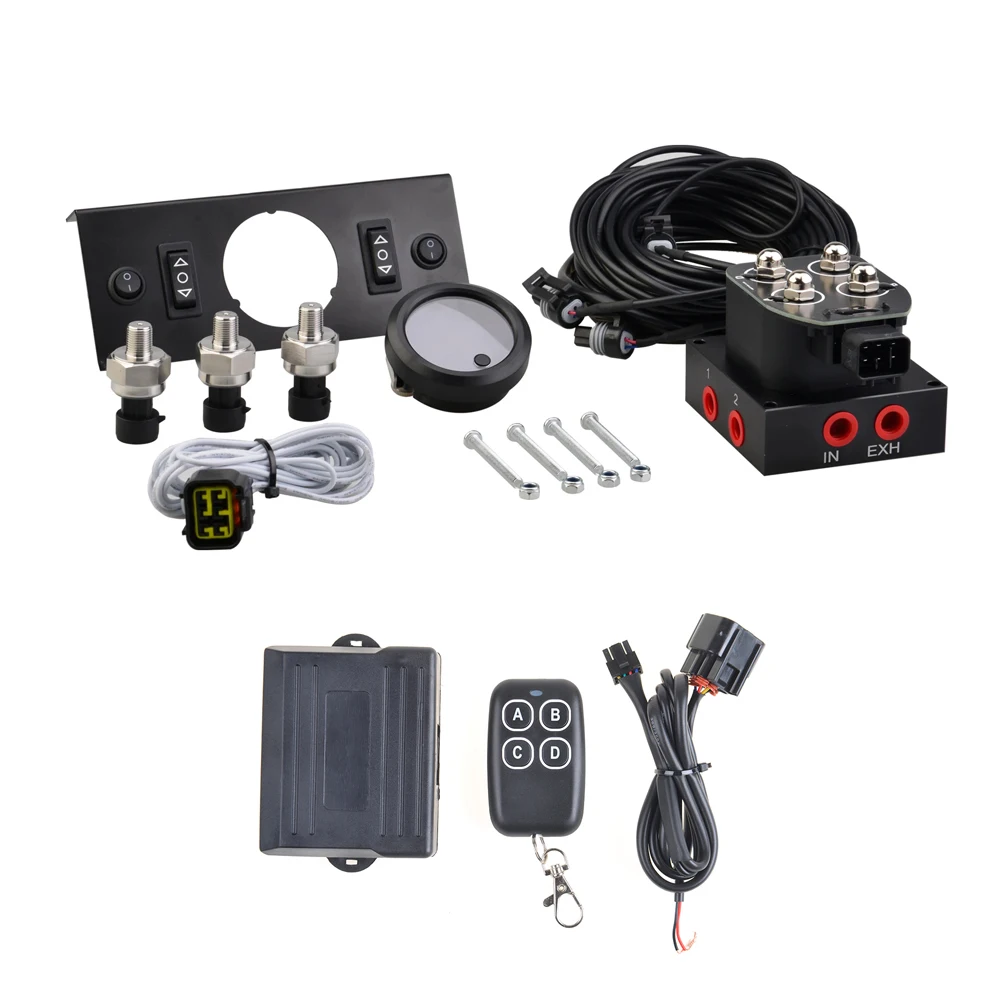 Air Ride Solenoid Manifold 12V 8-Valve Air Ride Suspension Manifold ...