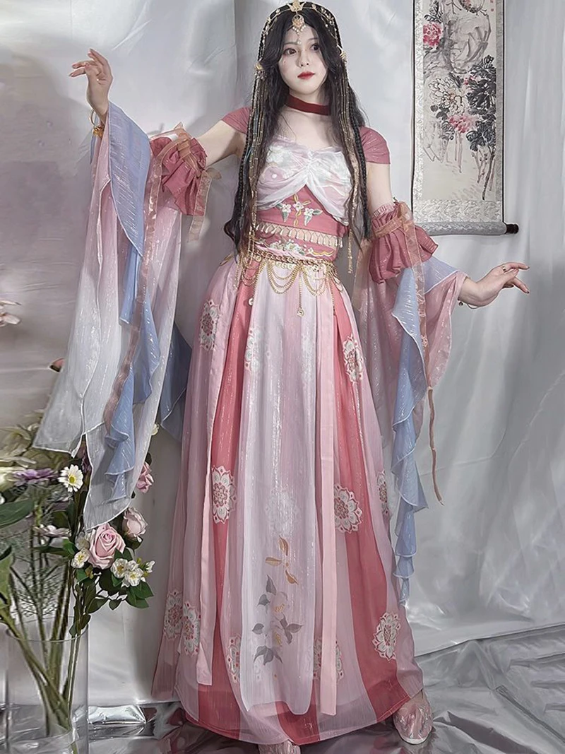 Hanfu Traditional Dress Women Chinese Hanfu Set Female Halloween ...