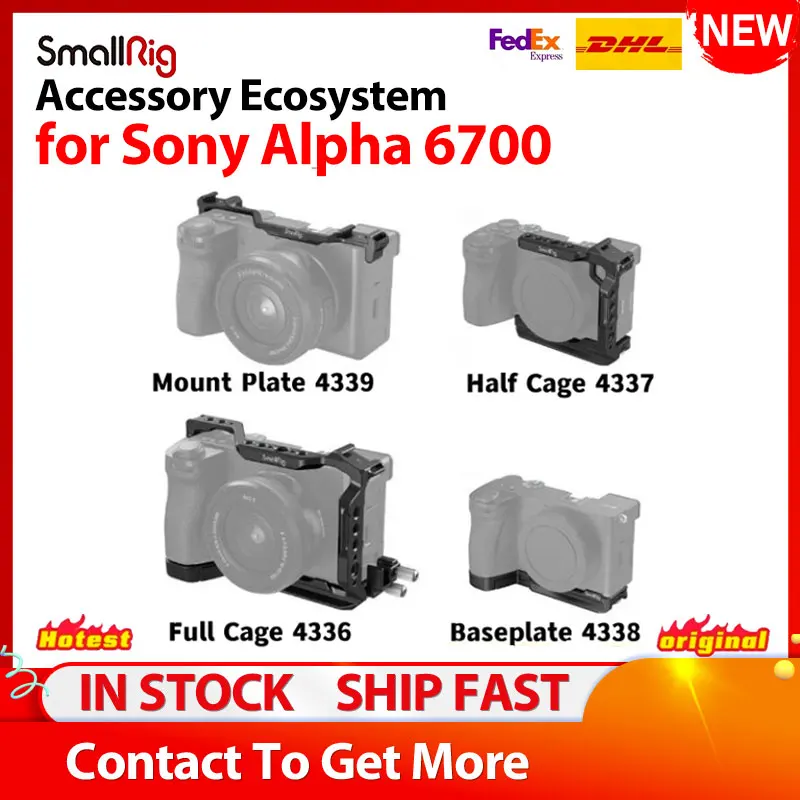 SmallRig-Half-Cage-for-Sony-Alpha-6700-With-Multiple-Mounting-Points ...