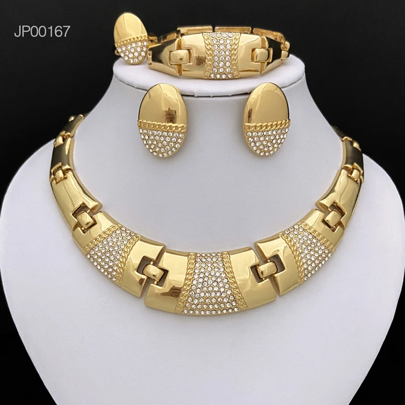 Dubai-Gold-Color-Jewelry-Set-For-Women-Quality-18K-Gold-Plated-Fashion ...